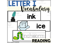 Letter I Vocabulary and Tracing Cards by Teach Simple
