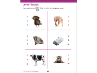 Letter Sounds Printable Workbook by Teach Simple