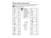 Letters and Sounds Printable Workbook by Teach Simple