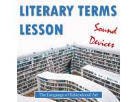 Literary Terms Lesson for Sound Devices by Teach Simple