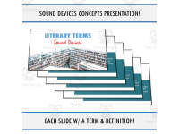 Literary Terms Lesson for Sound Devices by Teach Simple