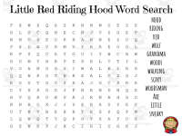 Little Red Riding Hood | Word Search by Teach Simple