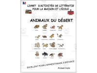 Livret d’activités de littératie et vocabulaire: Les animaux du désert ...