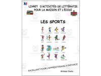 Livret d’activités de littératie et vocabulaire: Les sports by Teach Simple