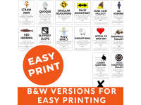 Logical Fallacy Terms Posters & Learning Cards | Stylish Wall Art by ...