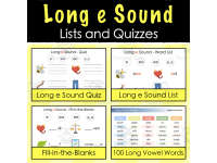 Long e Sound - Digital Quiz, Digital Flash Cards, Word Lists and ...