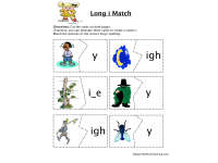 Long I Matching Puzzle by Teach Simple