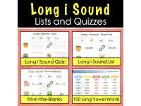 Long i Vowel Sound - Word Lists, Tests, BINGO - Print & Digital | 20 ...