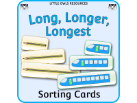 Long, Longer, Longest - Length Comparison and Sorting Cards by Teach Simple
