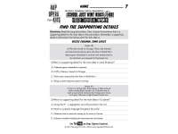 Main Idea and Details Activities: Bessie Coleman | Nonfiction Passage ...