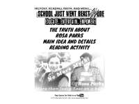 Main Idea and Details Activities: The Truth About Rosa Parks ...