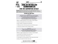 Main Idea and Details Activities: Veteran's Day | Nonfiction Passage ...