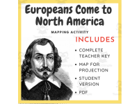 Map Activity: Europeans Come to North America by Teach Simple