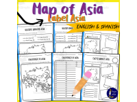 Map of Asia Label Asia by Teach Simple