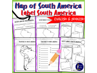 Map of South America Label South America by Teach Simple