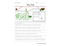 Map Skills Worksheet by Teach Simple