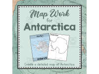 Map Work of Antarctica | Continent of Antarctica Unit Study | Geography ...