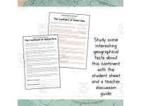 Map Work of Antarctica | Continent of Antarctica Unit Study | Geography ...