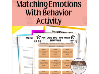 Matching Emotions with Appropriate Behaviors Activity Packet by Teach ...