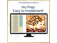 Math Decimal Place Value Pixel Art Activity Google Sheet by Teach Simple