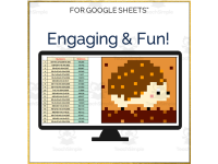 Math Decimal Place Value Pixel Art Activity Google Sheet by Teach Simple