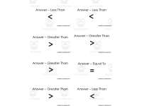 Math Flash Cards | Comparing Decimals by Teach Simple