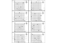 Math Flash Cards | Coordinate Graphs by Teach Simple