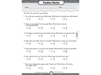 Math Grade 3: Division Facts to 9 and Fractions Printable Workbook by ...