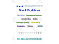 Math Word Problems Grades 7 & 8 - Includes a test! Fractions, Ratios ...