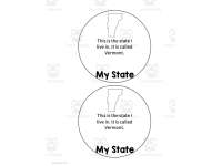 Me on the Map Activity | U.S. & Canada Circle Book Activity by Teach Simple