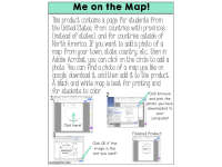 Me On The Map Book Companion + Lesson Plan Activity by Teach Simple