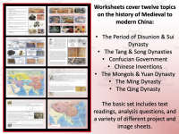 Medieval China World History Unit by Teach Simple