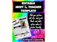 Meet the Teacher Template by Teach Simple