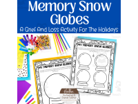 Memory Snow Globes-- Holiday Activity for Grief and Loss w/ Elementary ...