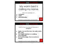Metaphor Simile Personification 24 Task Cards 24 Powerpoint Slides by ...