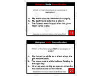 Metaphor Simile Personification 24 Task Cards 24 Powerpoint Slides by ...