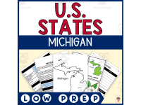 Michigan State Unit Study (Capital, Bird, Flower, Flag, Animal) by ...