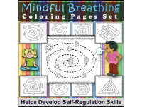 Mindfulness Breathing Coloring Pages for Self-Regulation Great for ...
