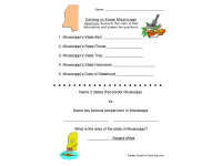 Mississippi Worksheet by Teach Simple
