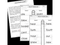 Modified Spelling Activities,| Homophones List by Teach Simple