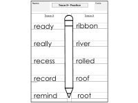 Modified Spelling Activities | List of 'r' Words by Teach Simple
