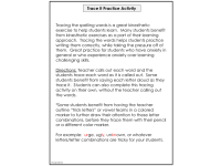 Modified Spelling Activities | List of 'u' Words by Teach Simple