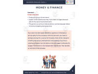Money and Finances Lesson Plan | Business English Level 3 by Teach Simple