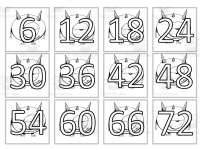 Monster Multiplication Custom Craft Cards x6 by Teach Simple