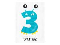Monster Numbers 0-10 Flash Cards or Posters! by Teach Simple