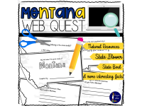 Montana WebQuest Printable Book by Teach Simple