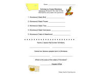 Montana Worksheet by Teach Simple