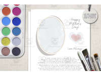 Mother's Day Poem & Fingerprint Craft, Thumbprint Art, Drawing Activity ...