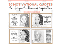 Motivational Quotes Posters Inspirational Quotes Black History Bulletin ...