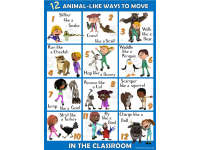 Moving in the Classroom Series: Animal Like Visuals by Teach Simple